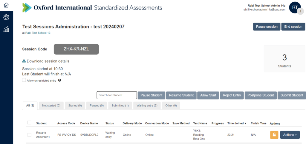 Quick Start Guide – OISA help and support